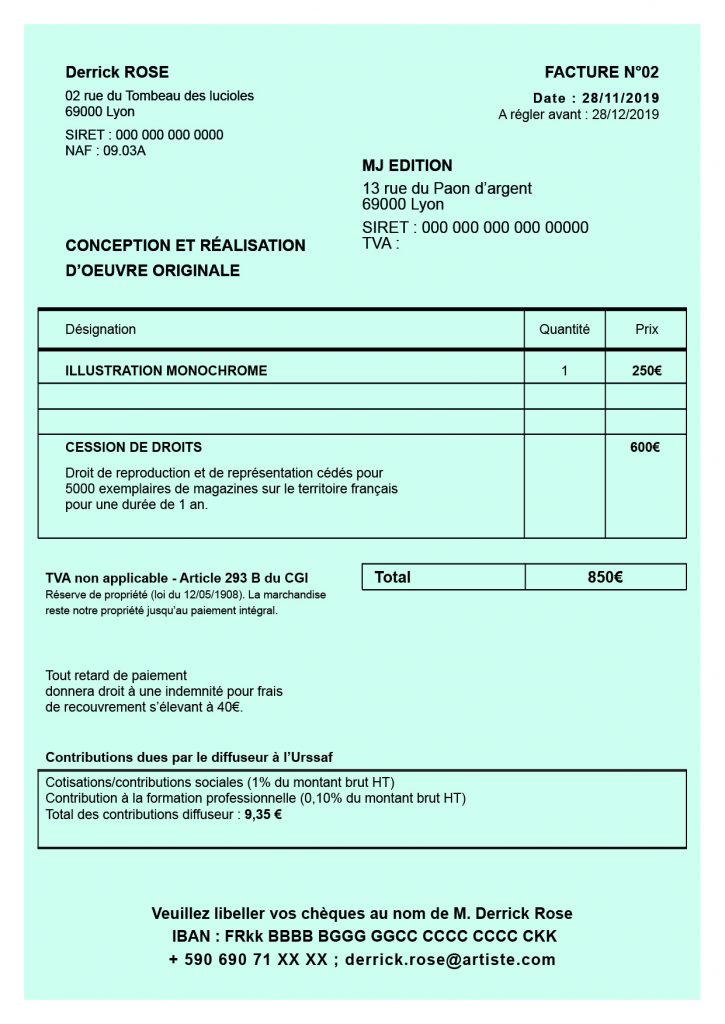 Artiste-auteur : apprenez à rédiger vos factures et devis comme un pro ...